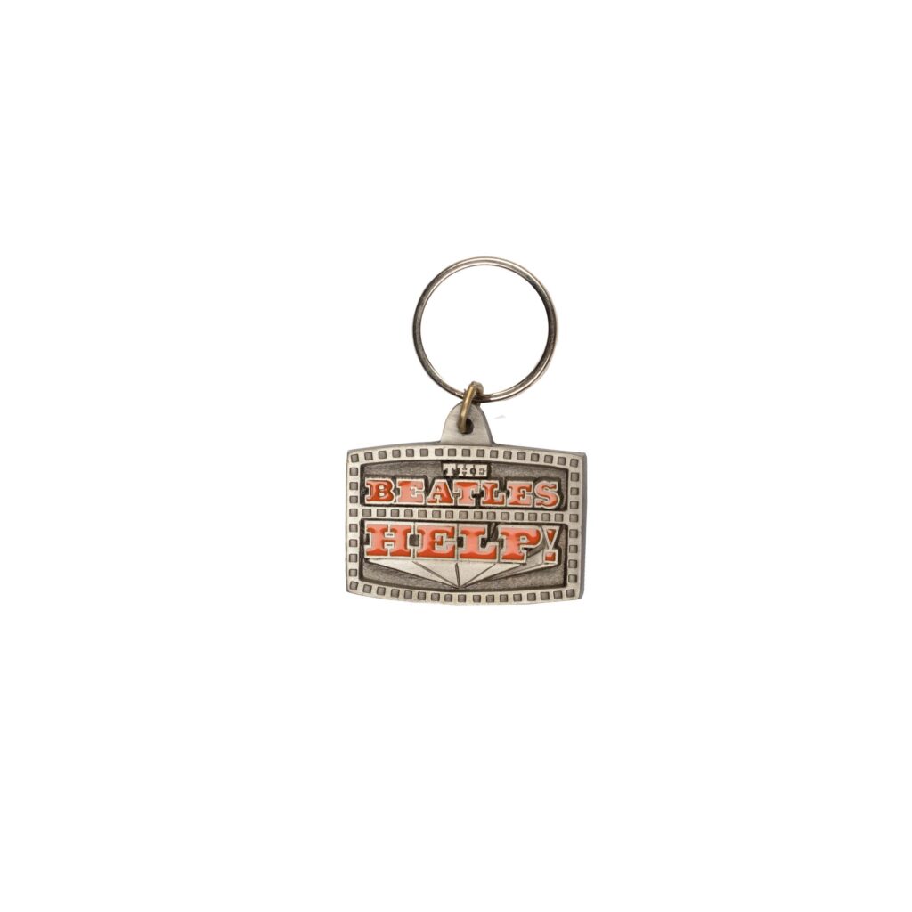 The Beatles HELP! Key Ring | MABU Leathers